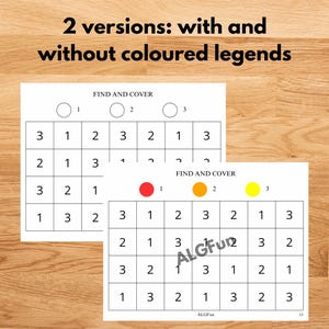 Number Find and Cover Worksheet Toddler Printable Activity. Perfect for ...