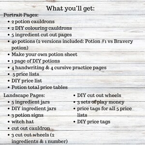 Potion Making Pretend Play, Witchs Brew Potion Recipe, Halloween ...