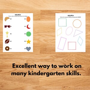 200 Toddler Learning Printable Worksheets, Letter Number Shapes Tracing ...