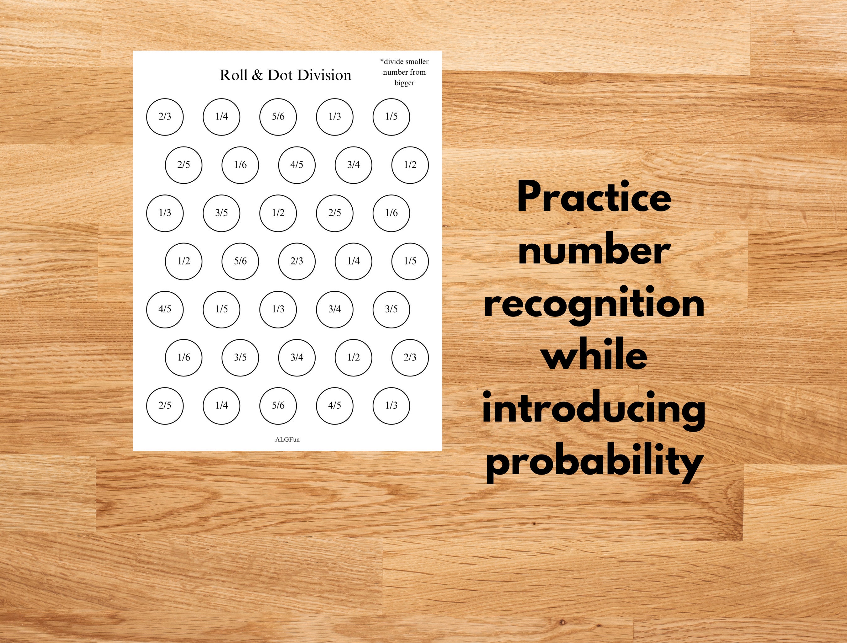 Roll and Dot Toddler Dice Game Printable, Learning Center Number ...