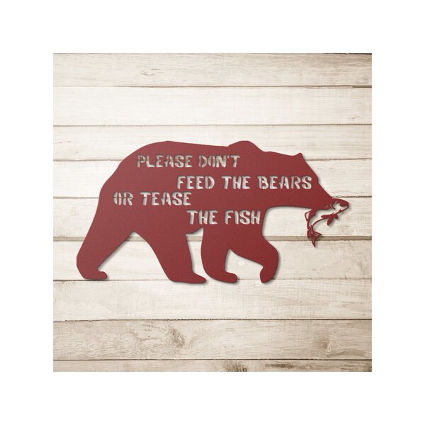 Dont Feed Bears Sign - Etsy