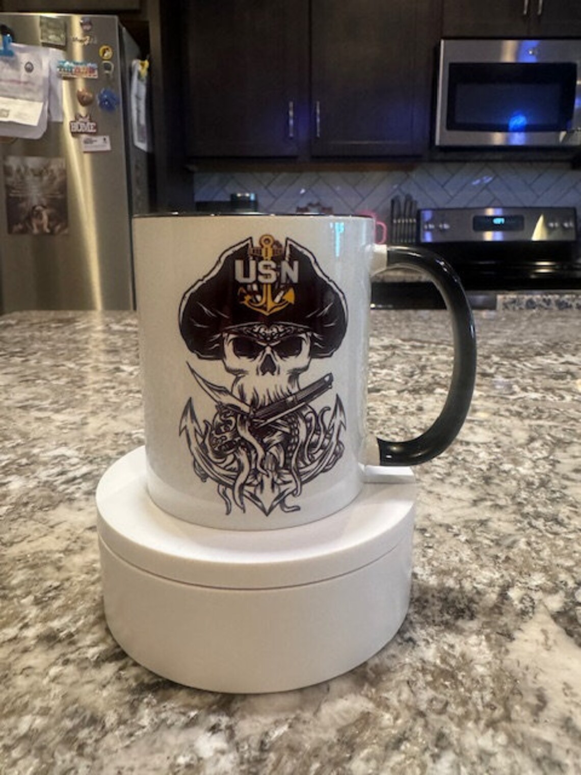 Navy Chief Davey Jones 11.8oz Coffee Cup, Navy Chief Lover for Navy ...