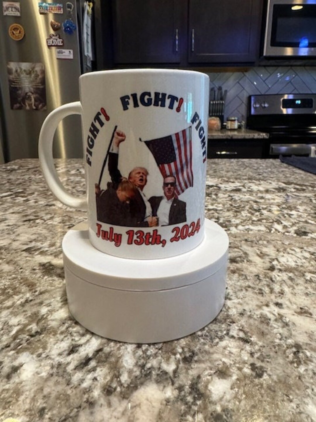 Donald Trump 15oz Coffee Cup, Fight, Fight, Fight Lover Coffee Cup for ...