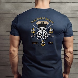 Tried Tested & Accepted Softstyle T-shirt, Navy Chief Lover Shirt for ...