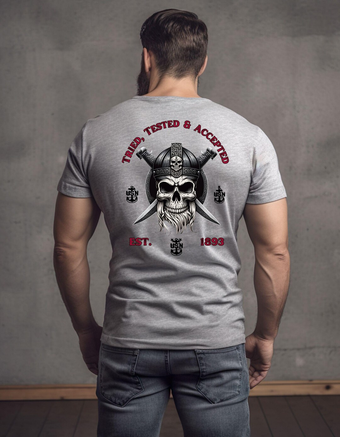 Viking Tried Tested & Accepted Softstyle T-shirt, Navy Chief Lover ... Viking Tried Tested & Accepted Softstyle T-shirt, Navy Chief Lover ...