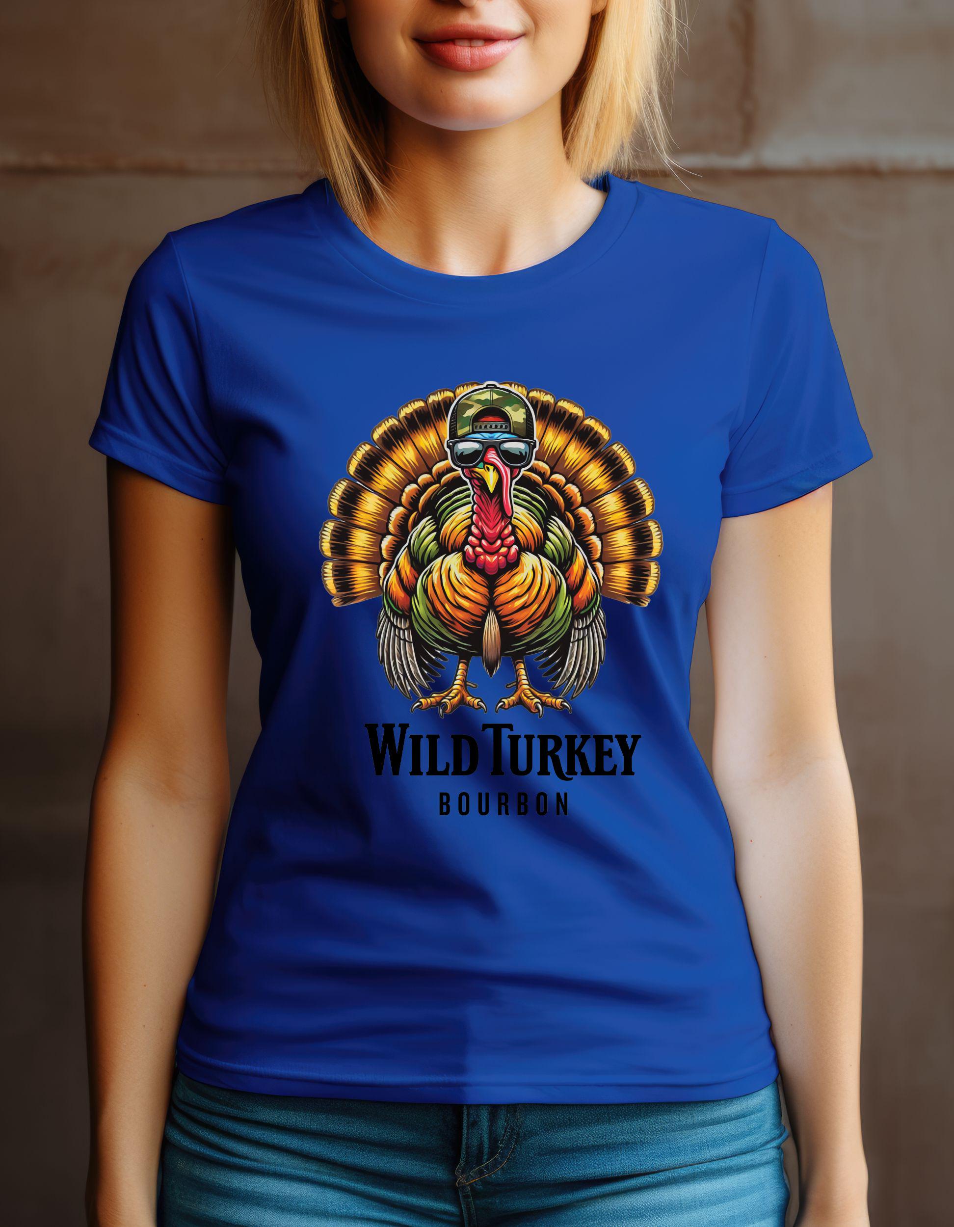 Wild Turkey Bourbon Design Softstyle T-shirt, Bourbon Lover Shirt, Gift ...