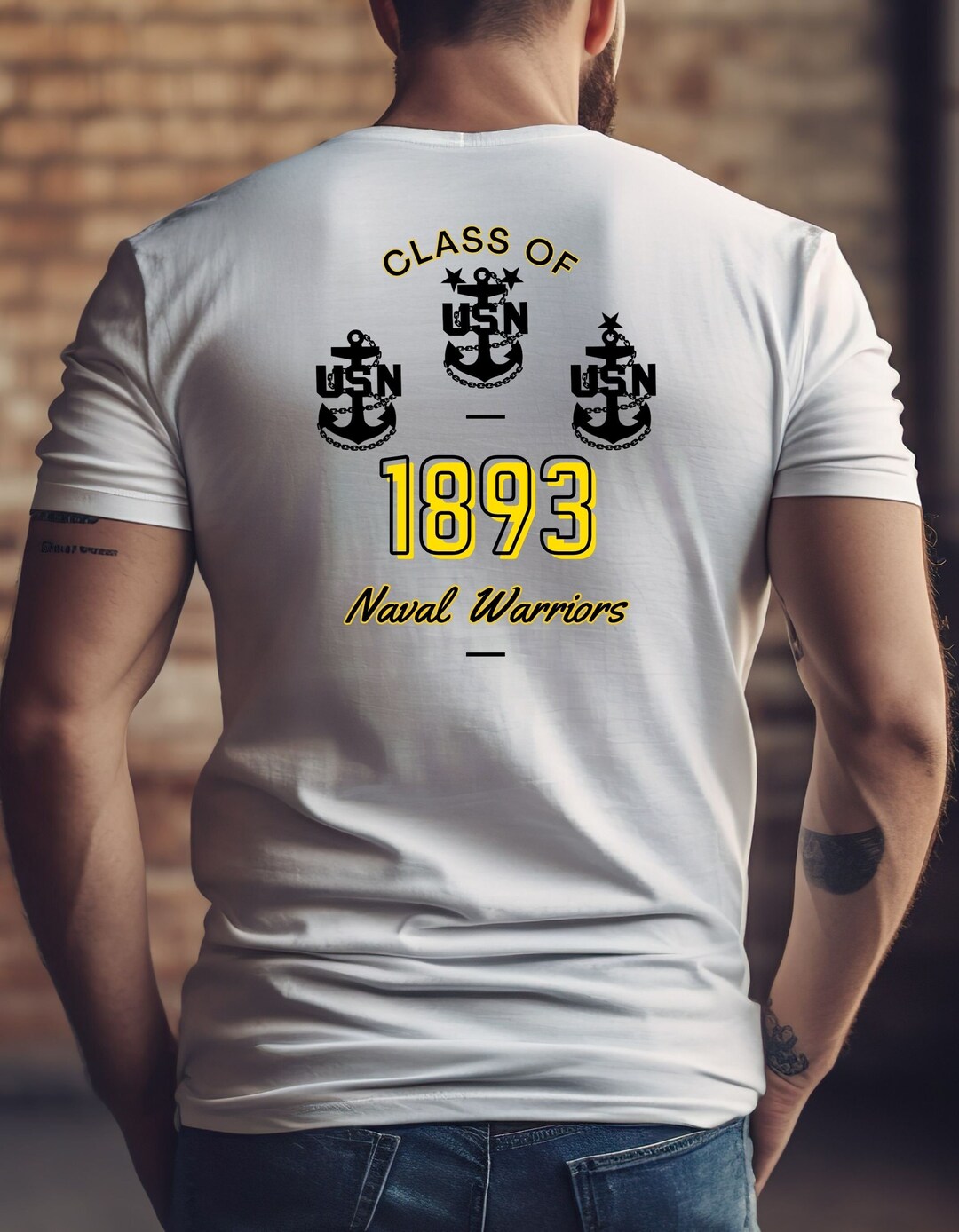 Class of 1893 Chief, Senior Chief, Master Chief Softstyle T-shirt, Navy ...