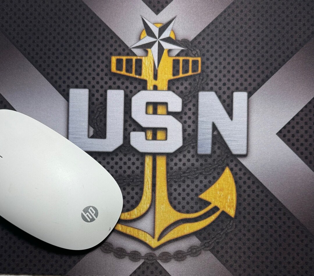 Navy Senior Chief Mouse Pad 9.25" X 7.75", Navy Chief Lover Mousepad ...
