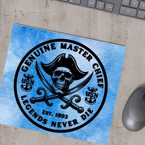 Navy Chief Mouse Pad 9.25" X 7.75", Navy Chief Lover Mousepad for Navy ...