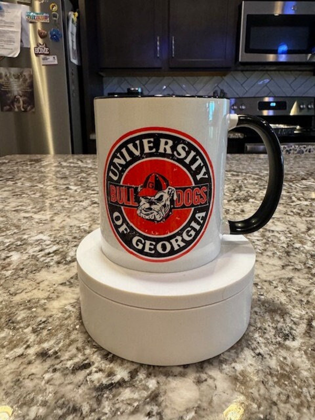 GA Bulldog 11.8oz Coffee Cup, Bulldog Lover for GA Bulldog Fan Coffee ...