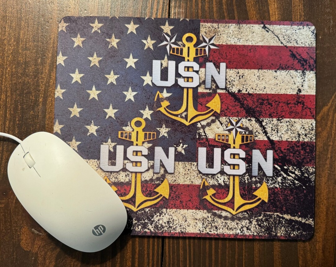 Navy Chief, Senior Chief, Master Chief 9.25" X 7.75" Mouse Pad, Navy ...