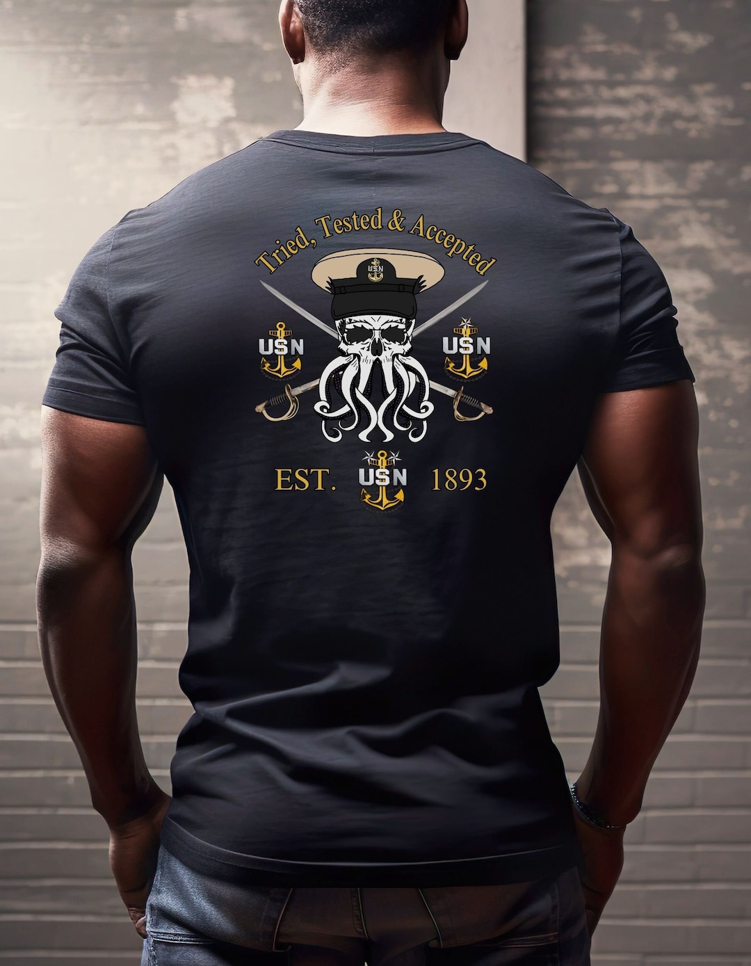 Tried Tested & Accepted Softstyle T-shirt, Navy Chief Lover Shirt for ... Tried Tested & Accepted Softstyle T-shirt, Navy Chief Lover Shirt for ...