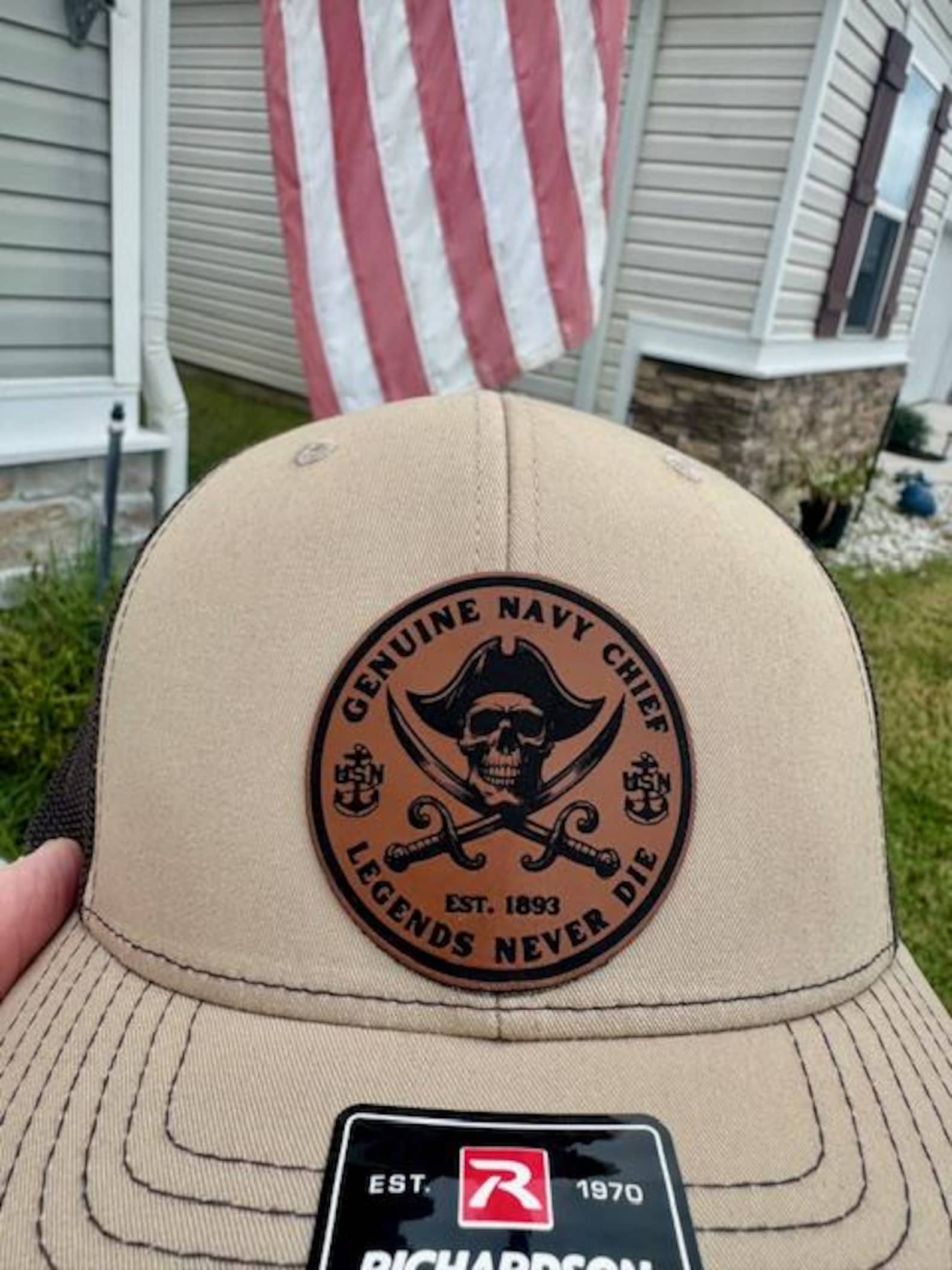 Genuine Chief Snapback, Navy Chief, Navy Chief Hat, CPO Gift, Genuine ...