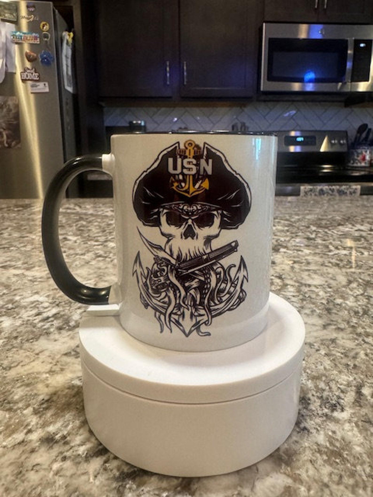 Navy Chief Davey Jones 11.8oz Coffee Cup, Navy Chief Lover for Navy ...
