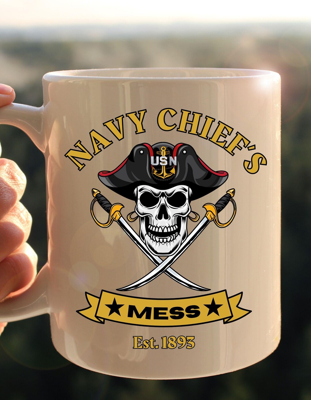 Navy Chiefs Mess Pirate PNG File, Chief Shirt Design, Chief Sublimation ...