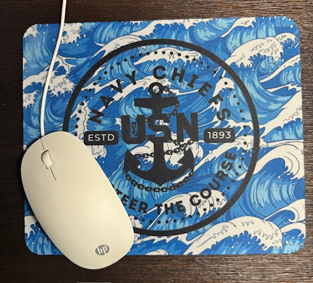 Navy Chief Mouse Pad 9.25" X 7.75", Navy Chief Lover Mousepad for Navy ...