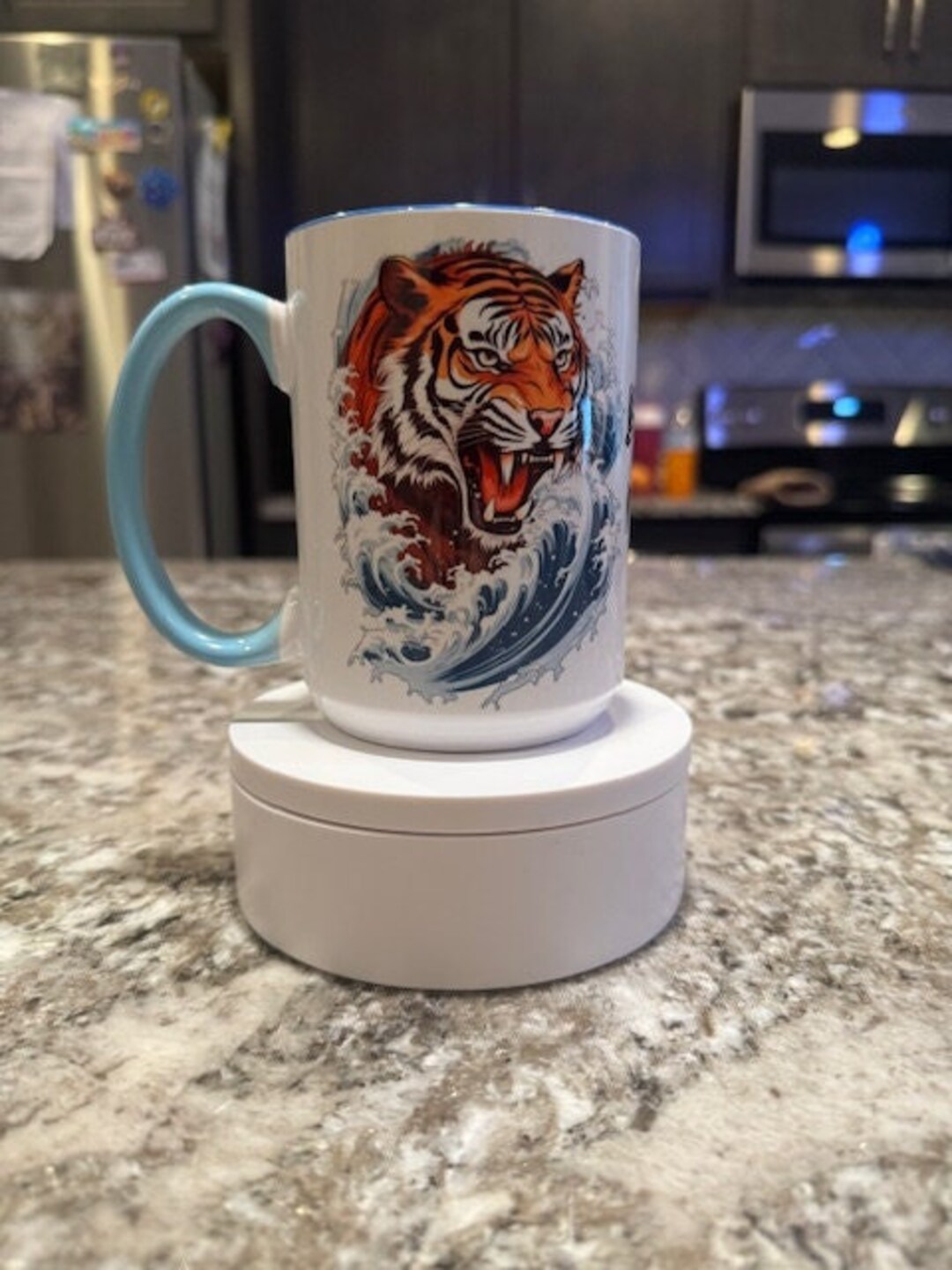 Tiger Beast Mode 15oz Coffee Cup, Tiger Lover Coffee Cup for Tiger ...