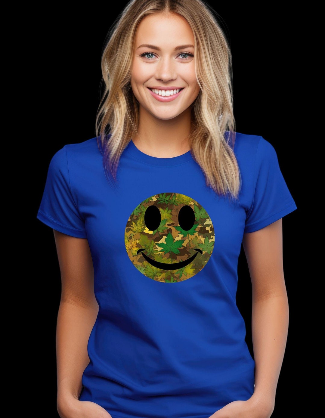 Smiley Face Marijuana Nose Softstyle T-shirt, Weed Lover Shirt, Gift ...