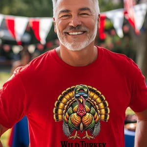 Wild Turkey Bourbon Design Softstyle T-shirt, Bourbon Lover Shirt, Gift ...