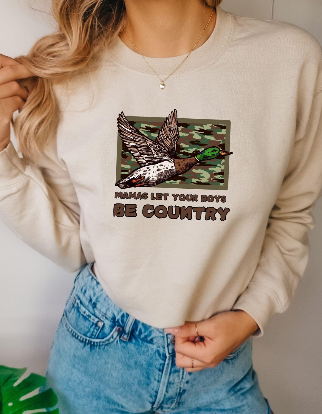 Mama Let Your Boys Be Country Duck PNG File, Duck Shirt Design, Duck ...