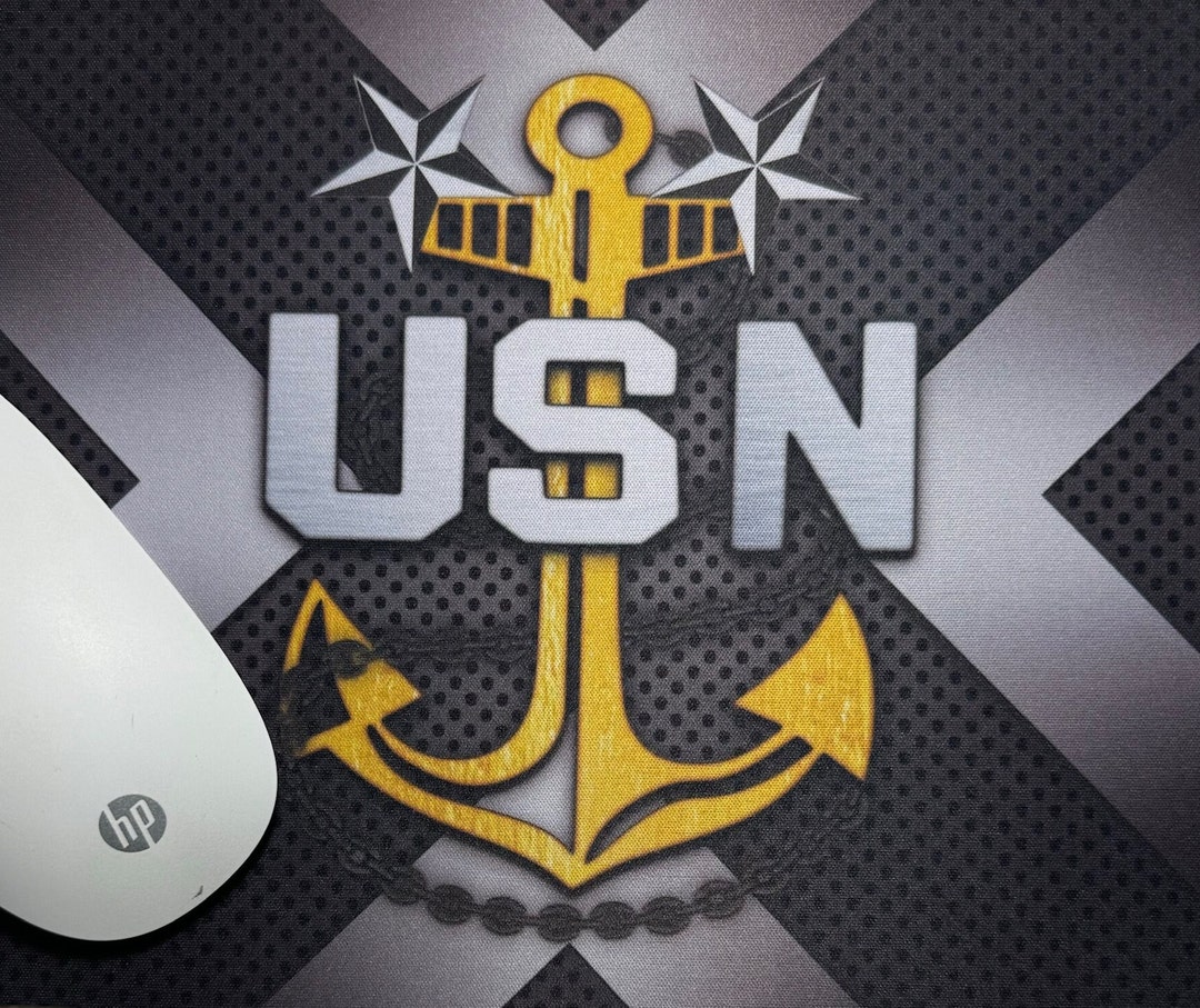 Navy Master Chief Mouse Pad 9.25" X 7.75", Navy Chief Lover Mousepad ...