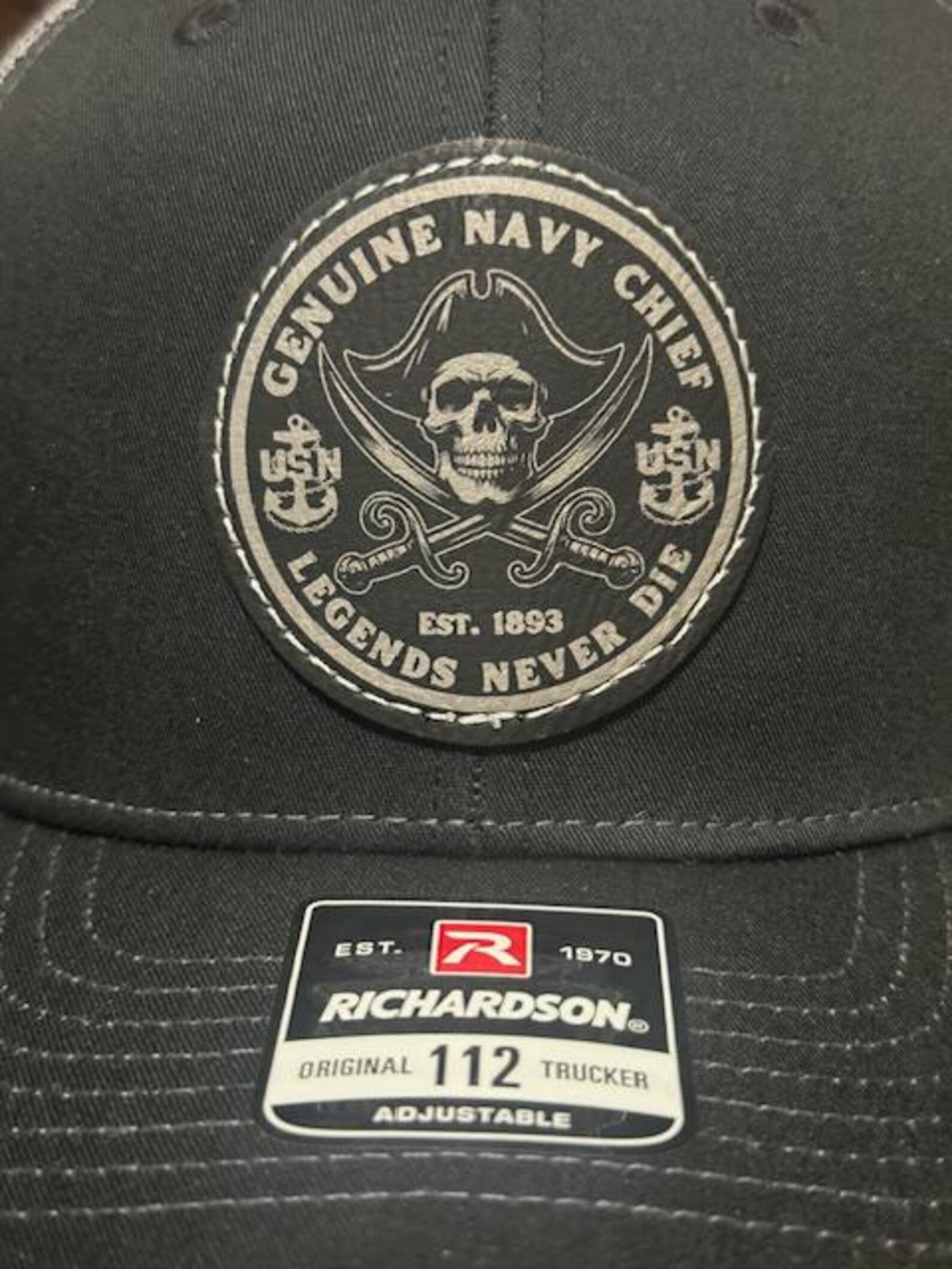 Genuine Chief Snapback, Navy Chief, Navy Chief Hat, CPO Gift, Genuine ...