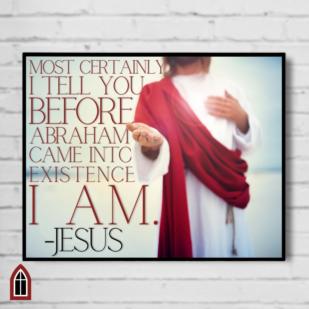 Modern Christian Art, I Am Names of God, Yahweh Digital Art Download ...