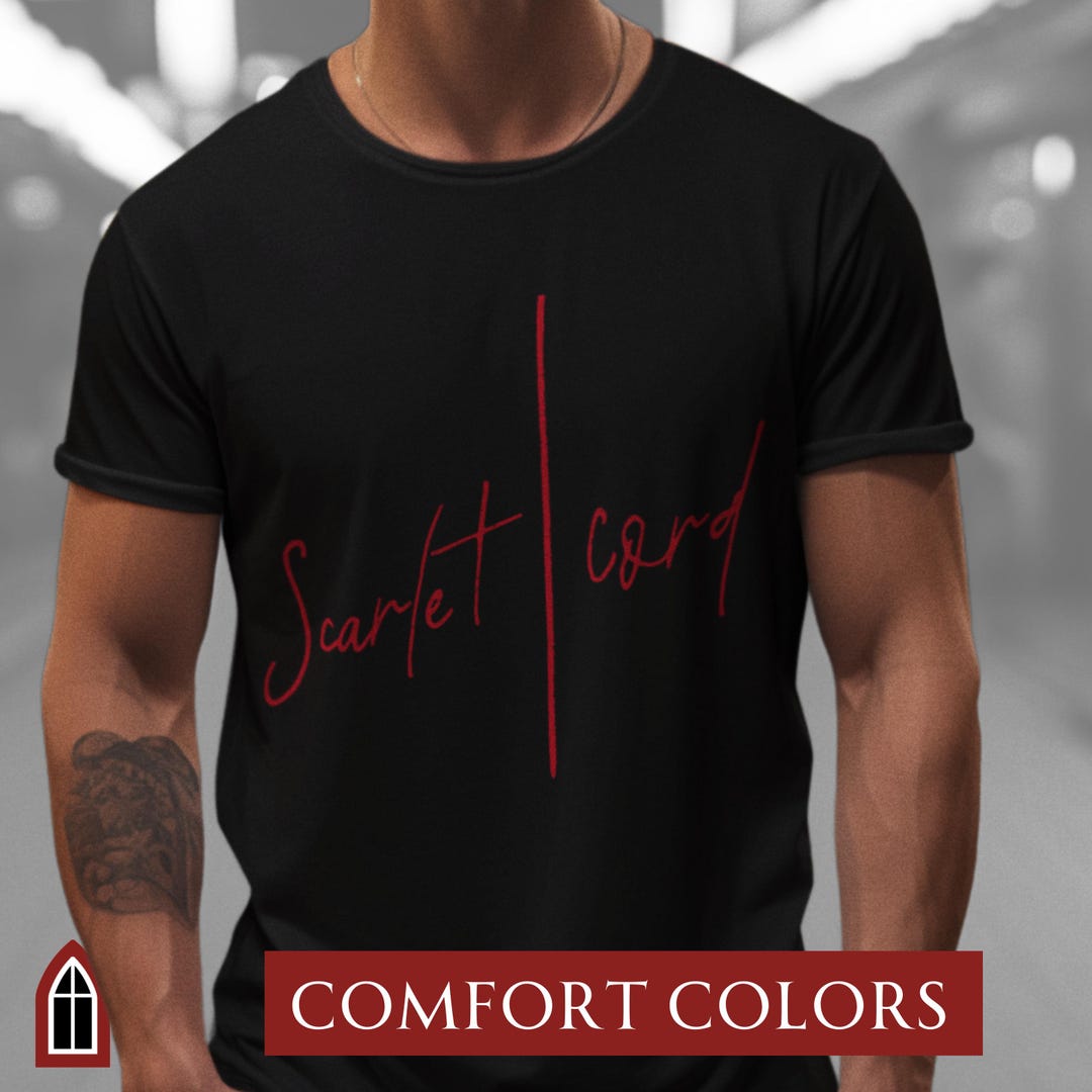 Scarlet Cord Christian T-shirt, Supernatural Illustrated Faith Tshirt ...