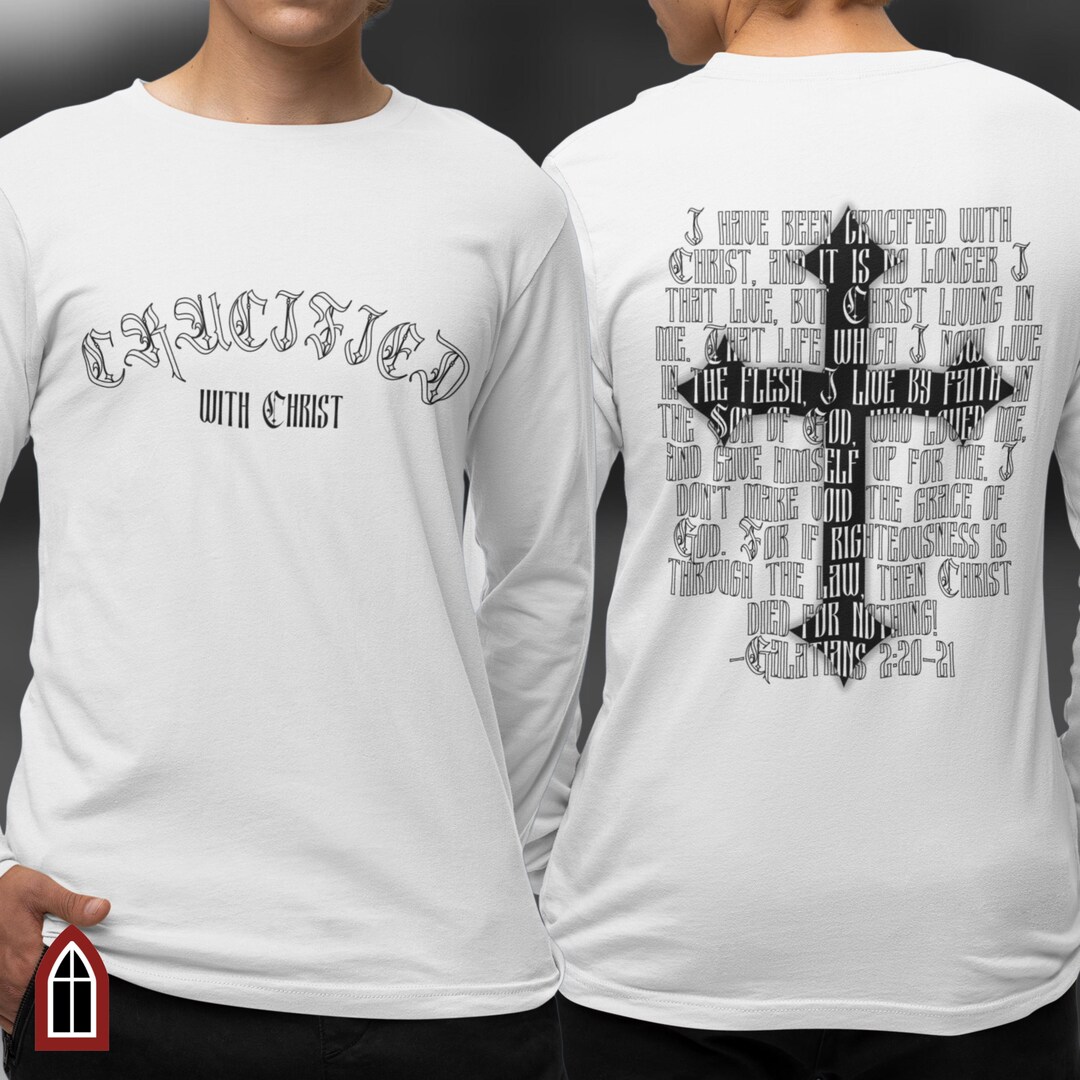 Gothic Cross Christian Shirts, Goth Christian Gifts, Bible Verse Unisex ...
