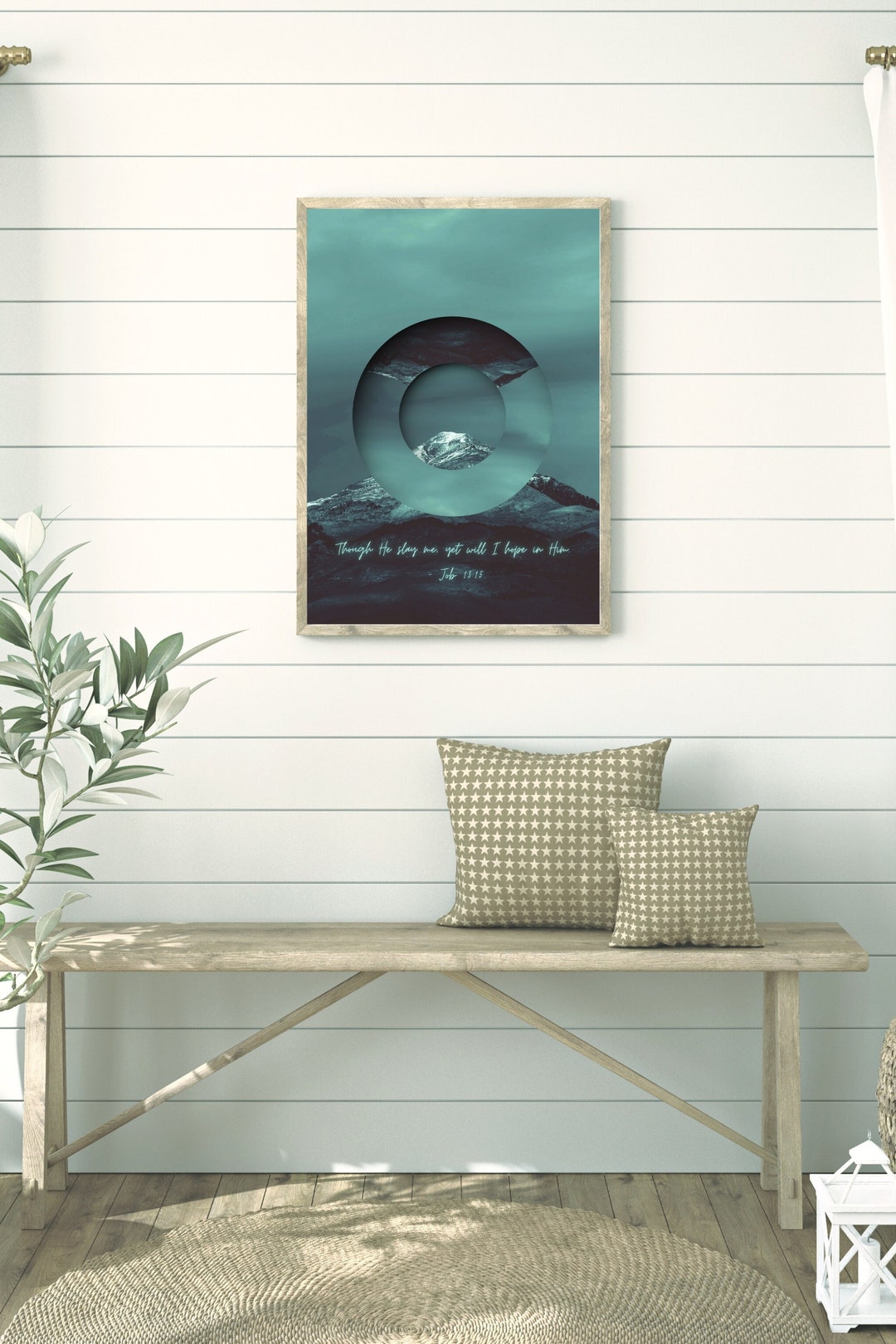 Christian Wall Art, Bible Verse Home Decor, Scripture Digital Printable ...
