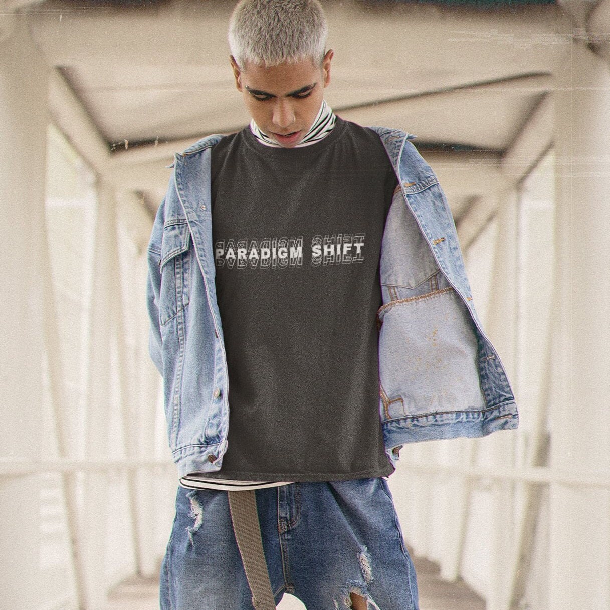 Christian Streetwear, Y2k Grunge, Paradigm Shift Jesus T Shirt Renew ...