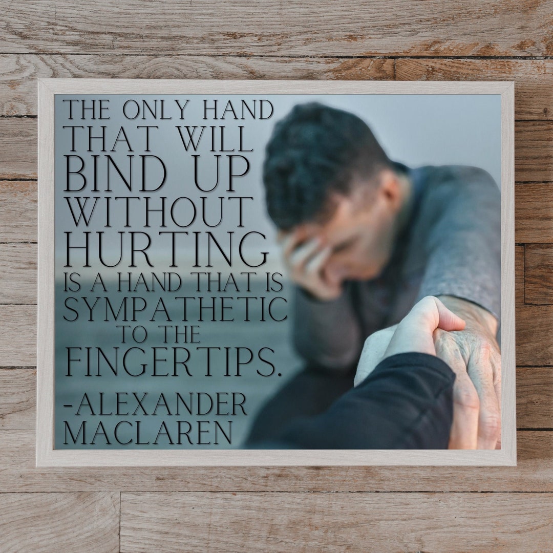 PRINTABLE ALEXANDER MACLAREN Quote Wall Decor Gift for Nurse Faith ...