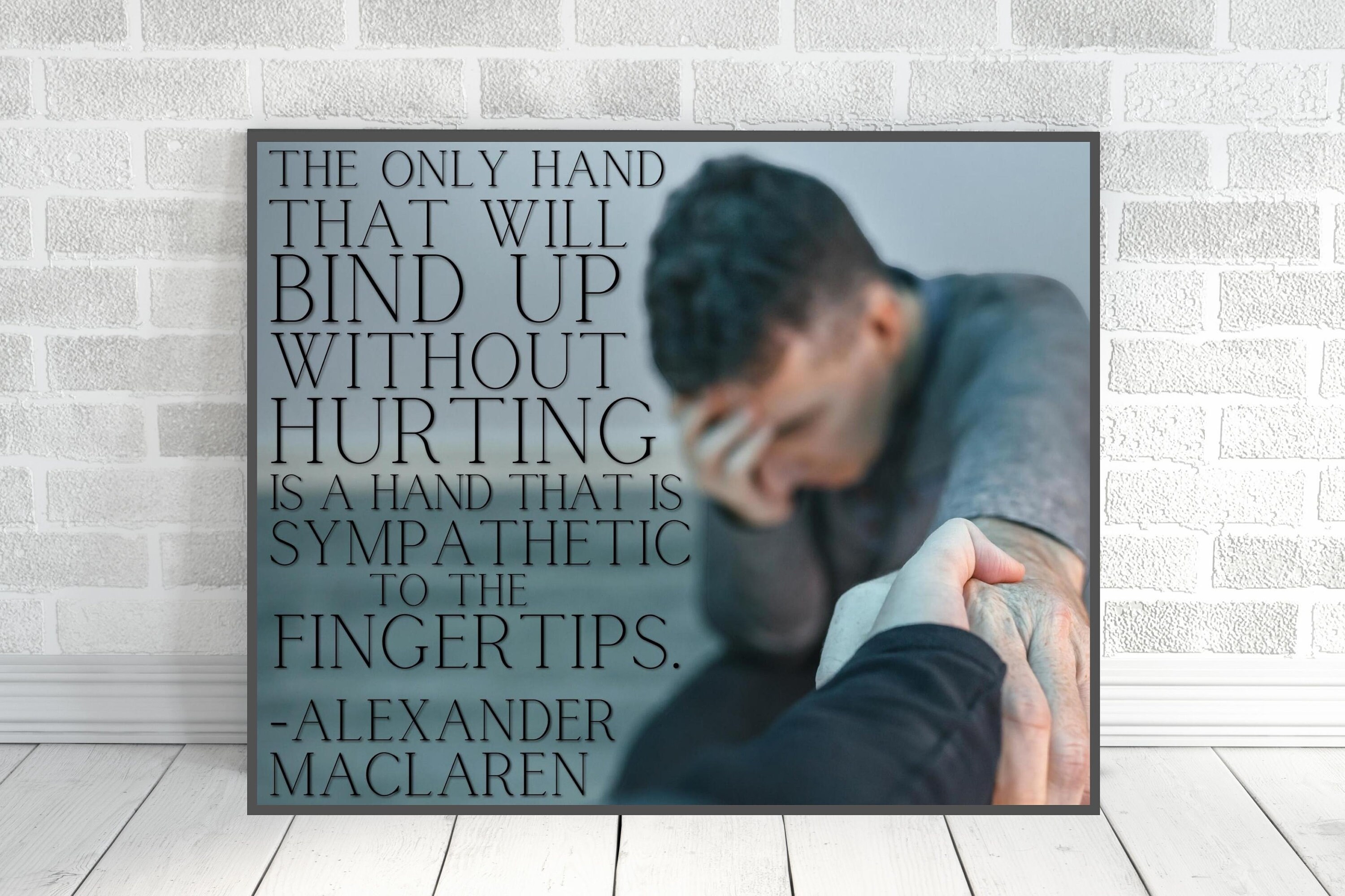 PRINTABLE ALEXANDER MACLAREN Quote Wall Decor Gift for Nurse Faith ...