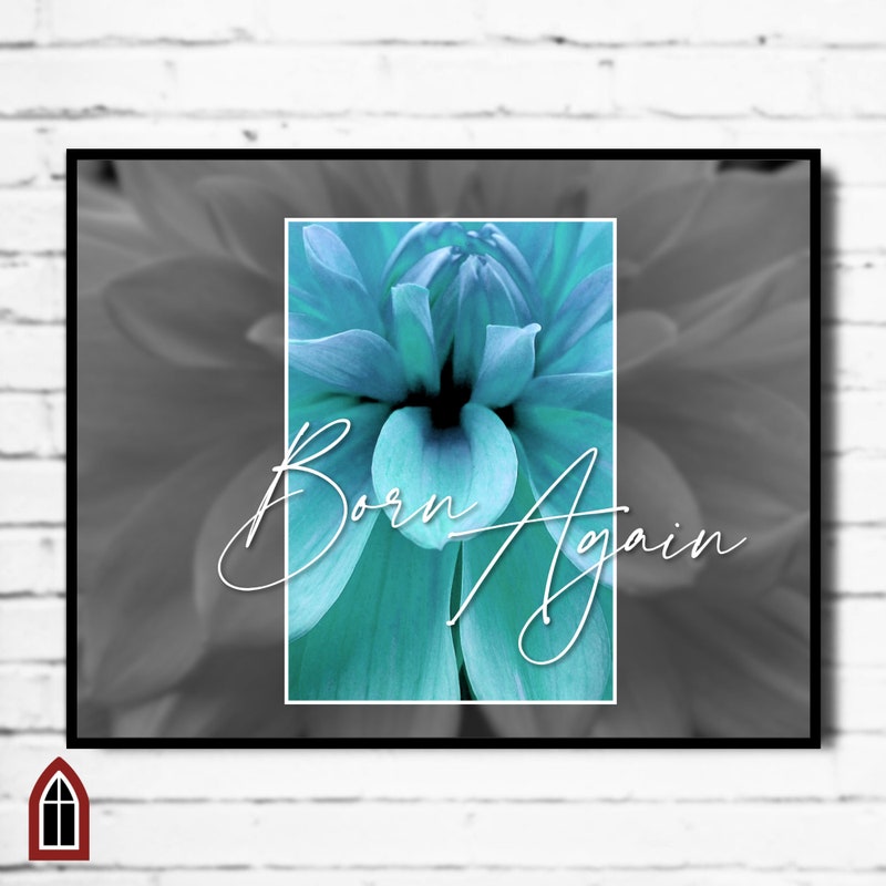 Coastal Biblical Poster - Etsy