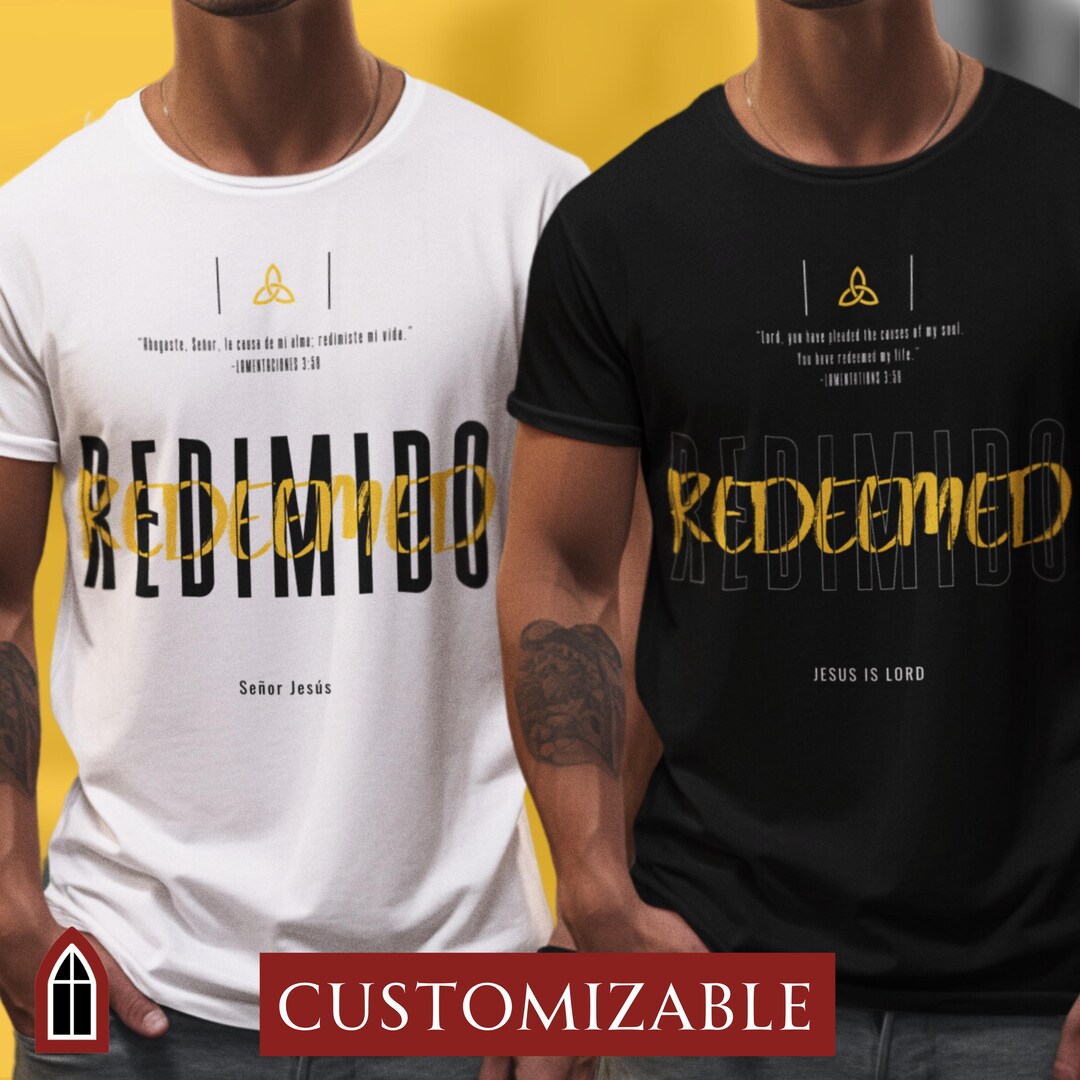 Christian Shirts, Spanish Bible Verse Shirt, Spanish English Streetwear ...