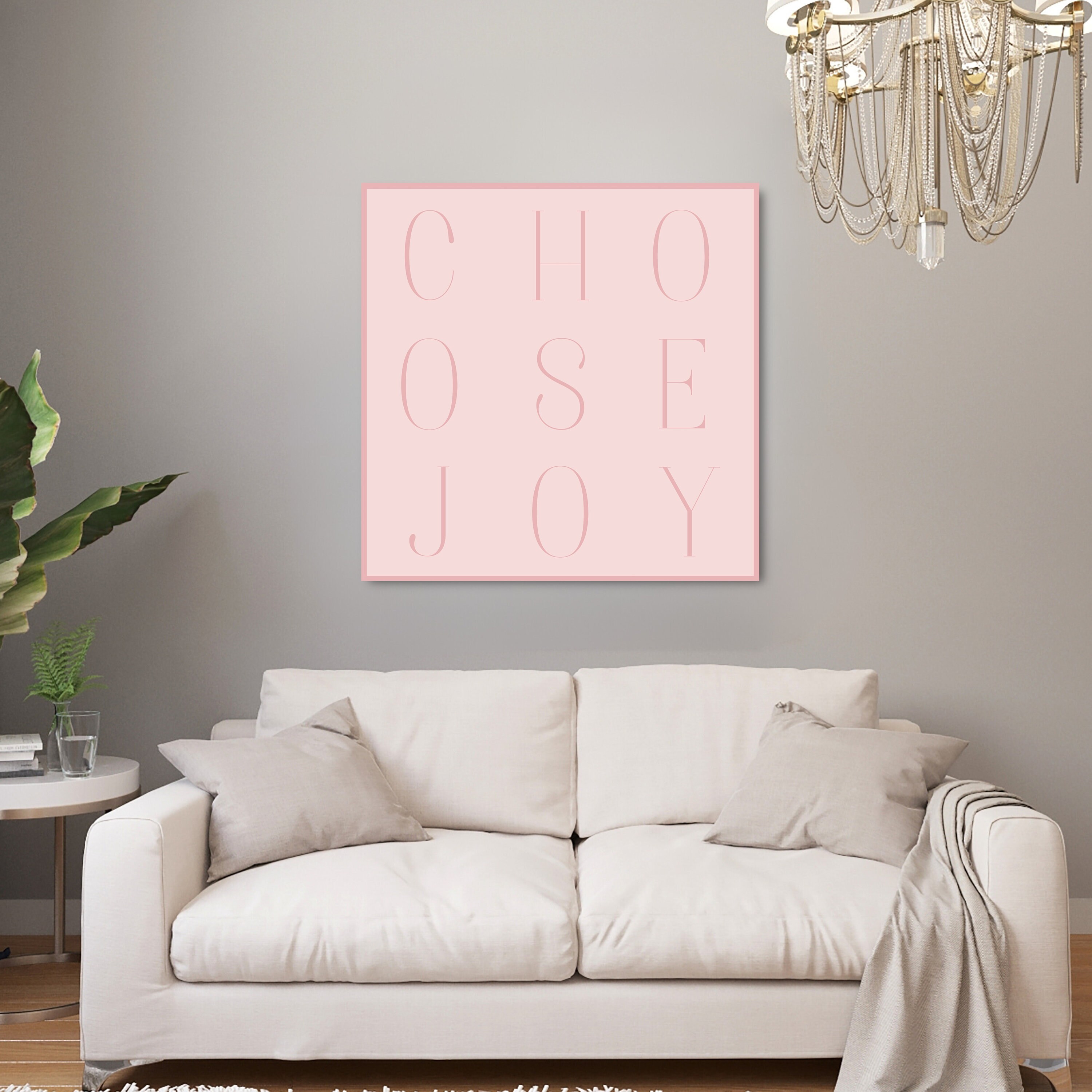 CHOOSE JOY, Word Art Decor, Christian Home Decor, Custom Wall Art ...