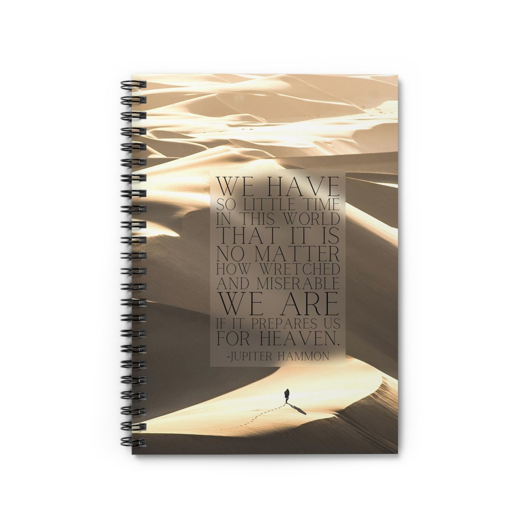 SPIRAL NOTEBOOK Jupiter Hammon Quote Black History Christian ...