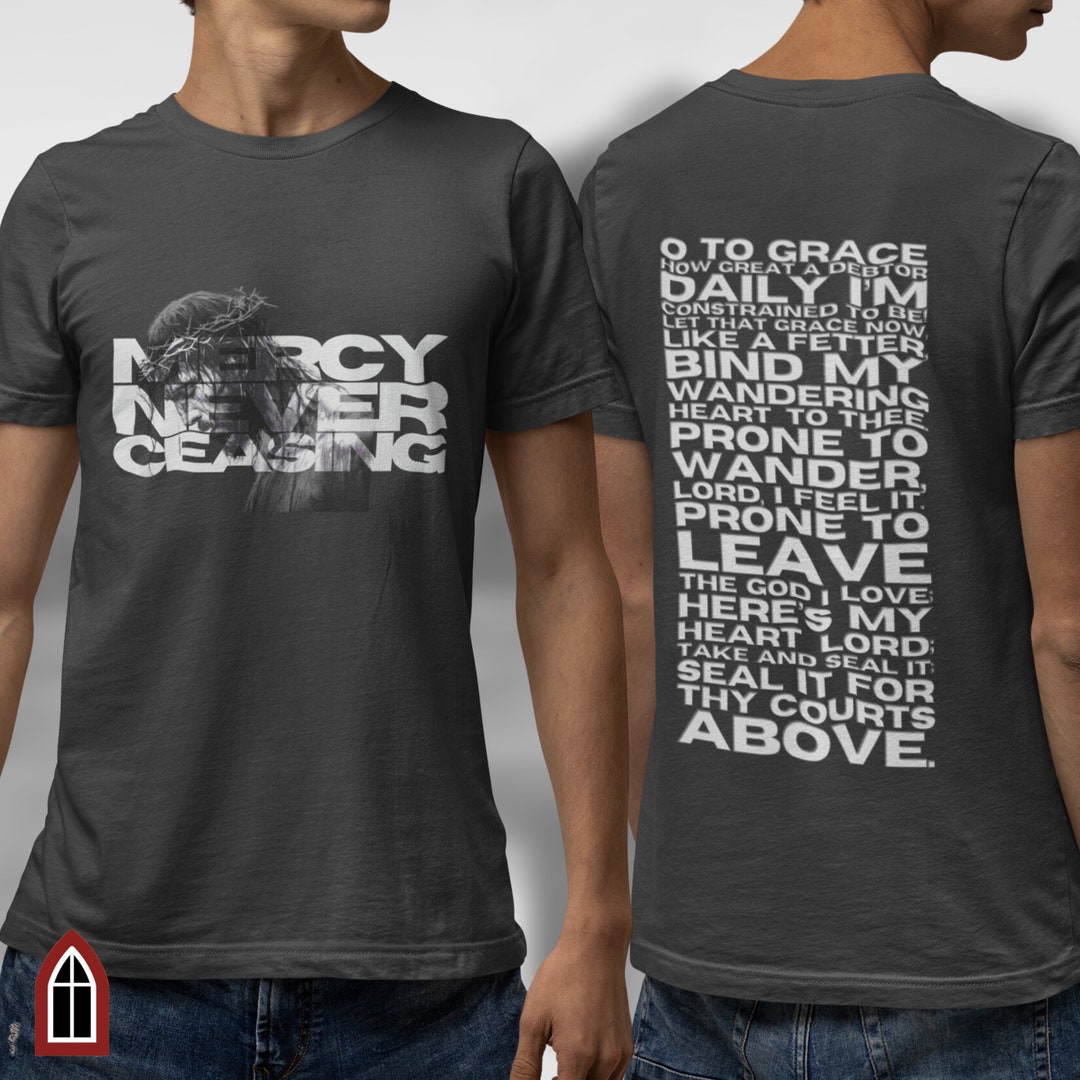 Christian Shirts, Mercy Streetwear Graphic T-shirt, Gift for Dad, Hymn ...
