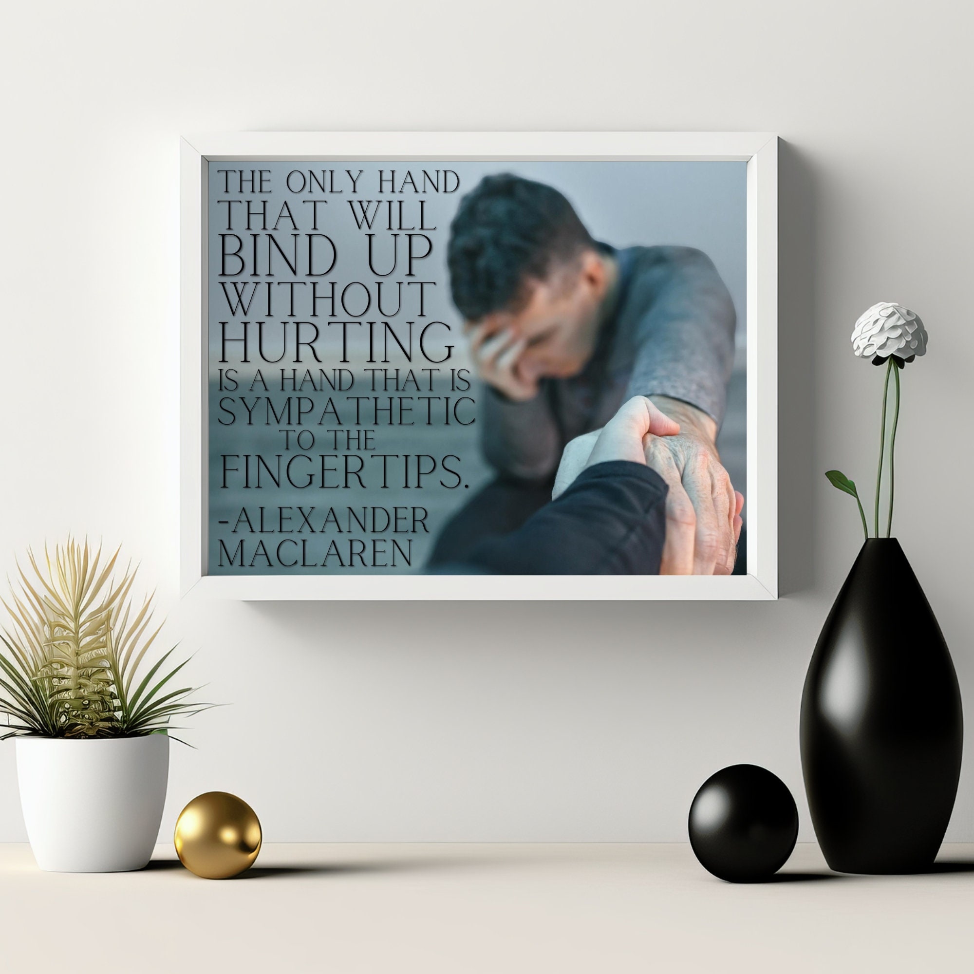 PRINTABLE ALEXANDER MACLAREN Quote Wall Decor Gift for Nurse Faith ...