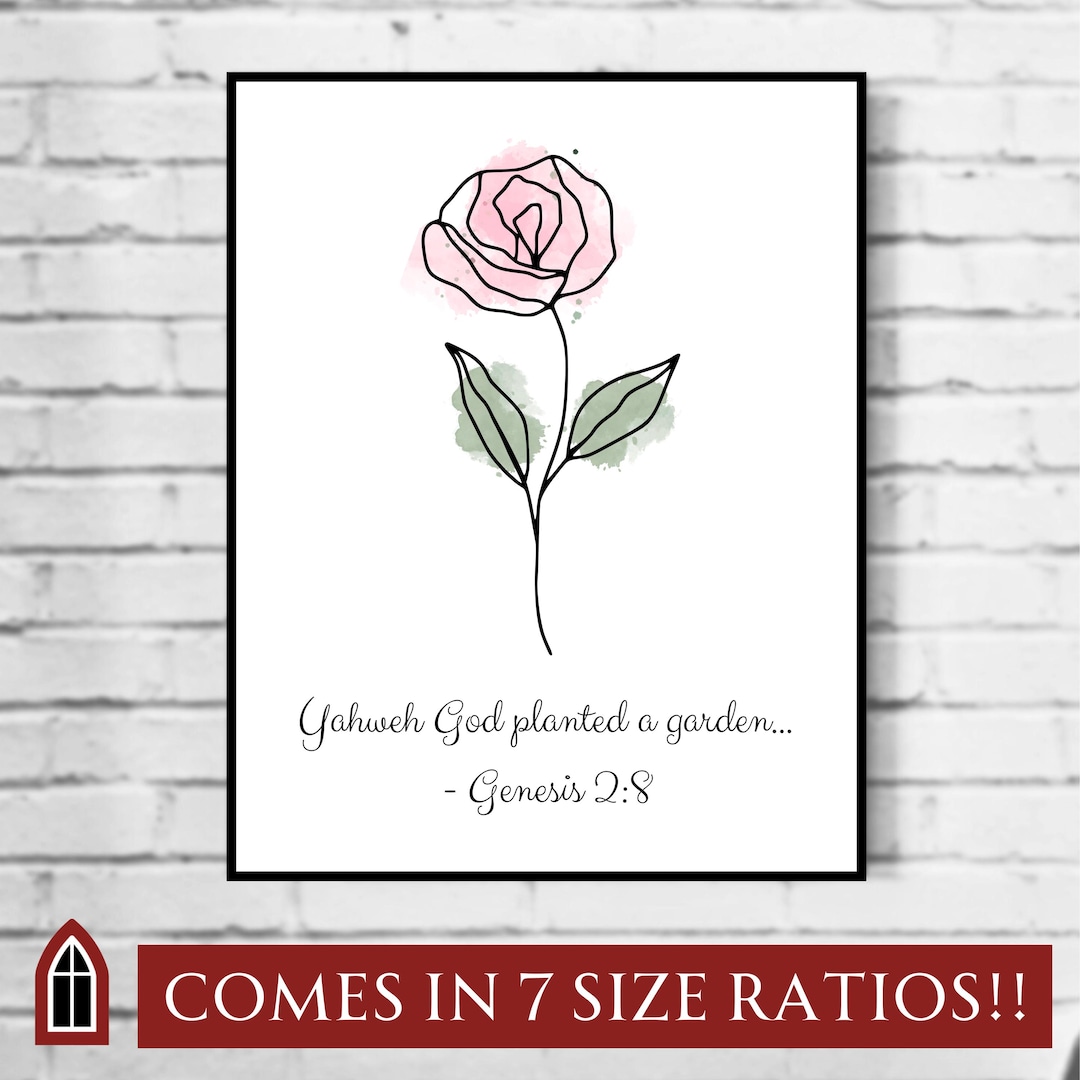 Christian Wall Art, Custom Wall Art, Bible Verse Wall Art, Modern ...