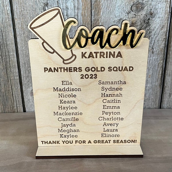 Cheer Wood Award - Etsy