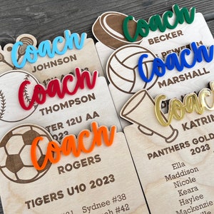 Personalized Football Coaches Gift, Football Coaches Plaque, End of ...