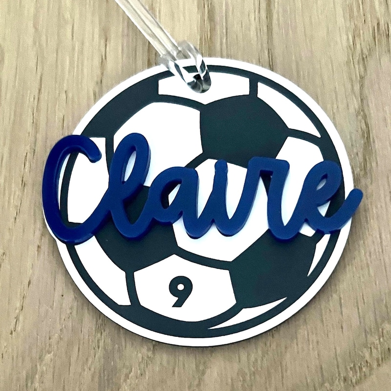 Soccer Bag Tags - Etsy