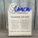 End of Season Coaches Gift, Personalized Coaches Plaque, Team Gift for ...