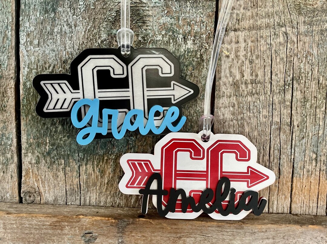 Personalized Cross Country Bag Tag, Cross Country Team Gift, Cross ...