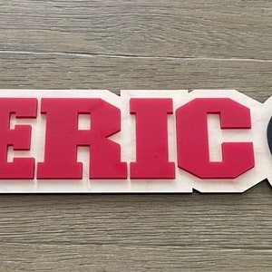 Personalized Wood Football Name Sign: Sports Nursery Decor - Etsy