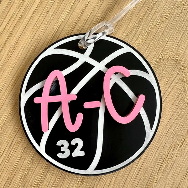 Basketball Bag Tag - Etsy
