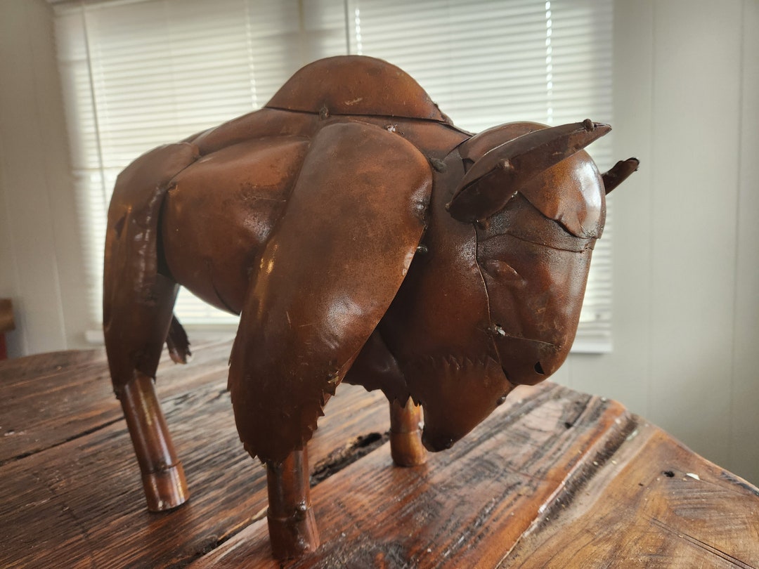 Metal Bison - Etsy