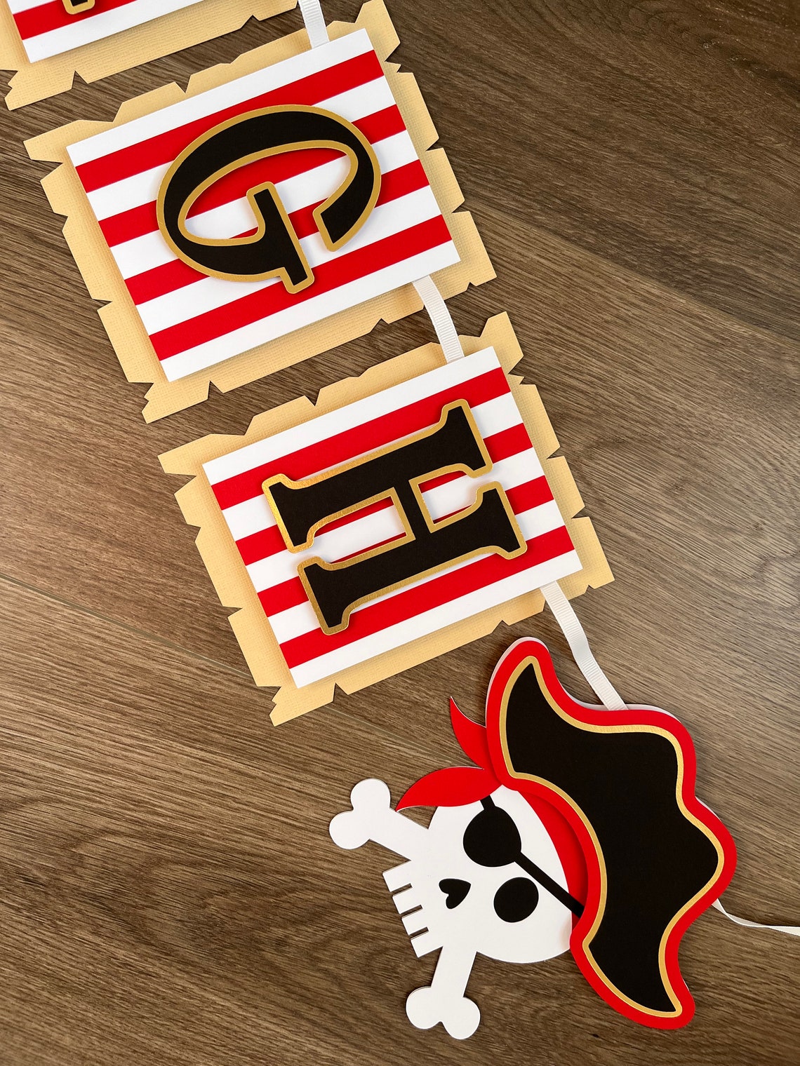 Pirate Birthday Banner Pirate Birthday Party Pirate Party Decorations ...