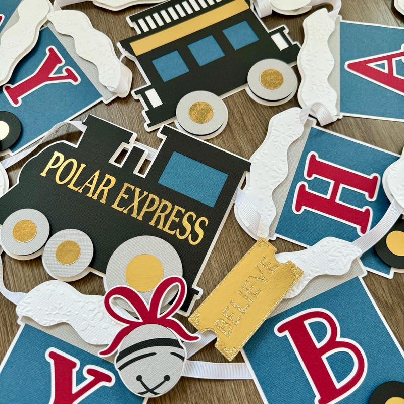 Polar Express Cake - Etsy